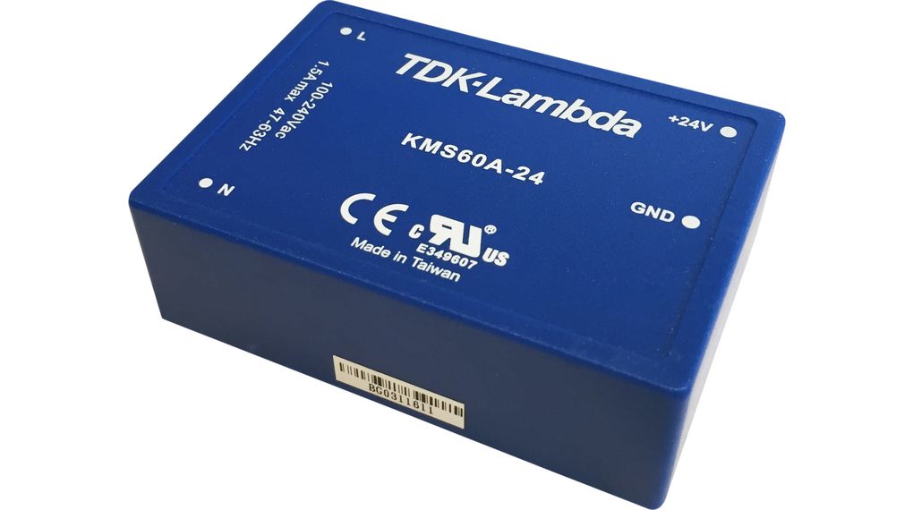 KMS60A-24 | TDK-Lambda Medizinischer Konverter zur Leiterplattenmontage 60W 24V 2.5A | Distrelec ...